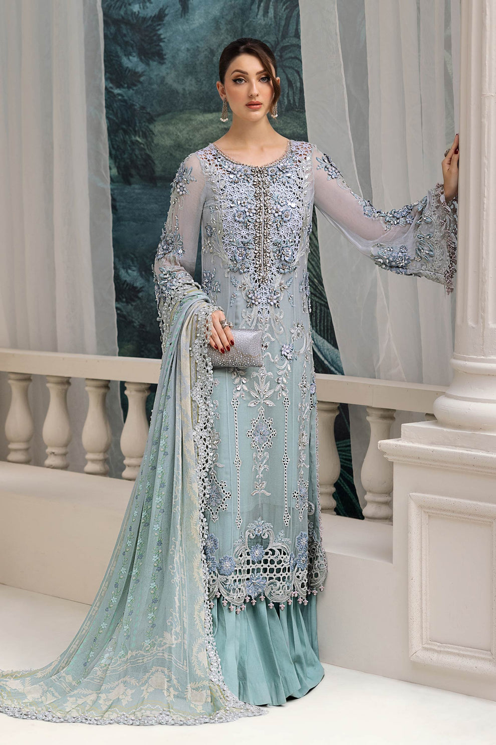 D8 - Embroidered Chiffon - 2025 – Nimz Collection