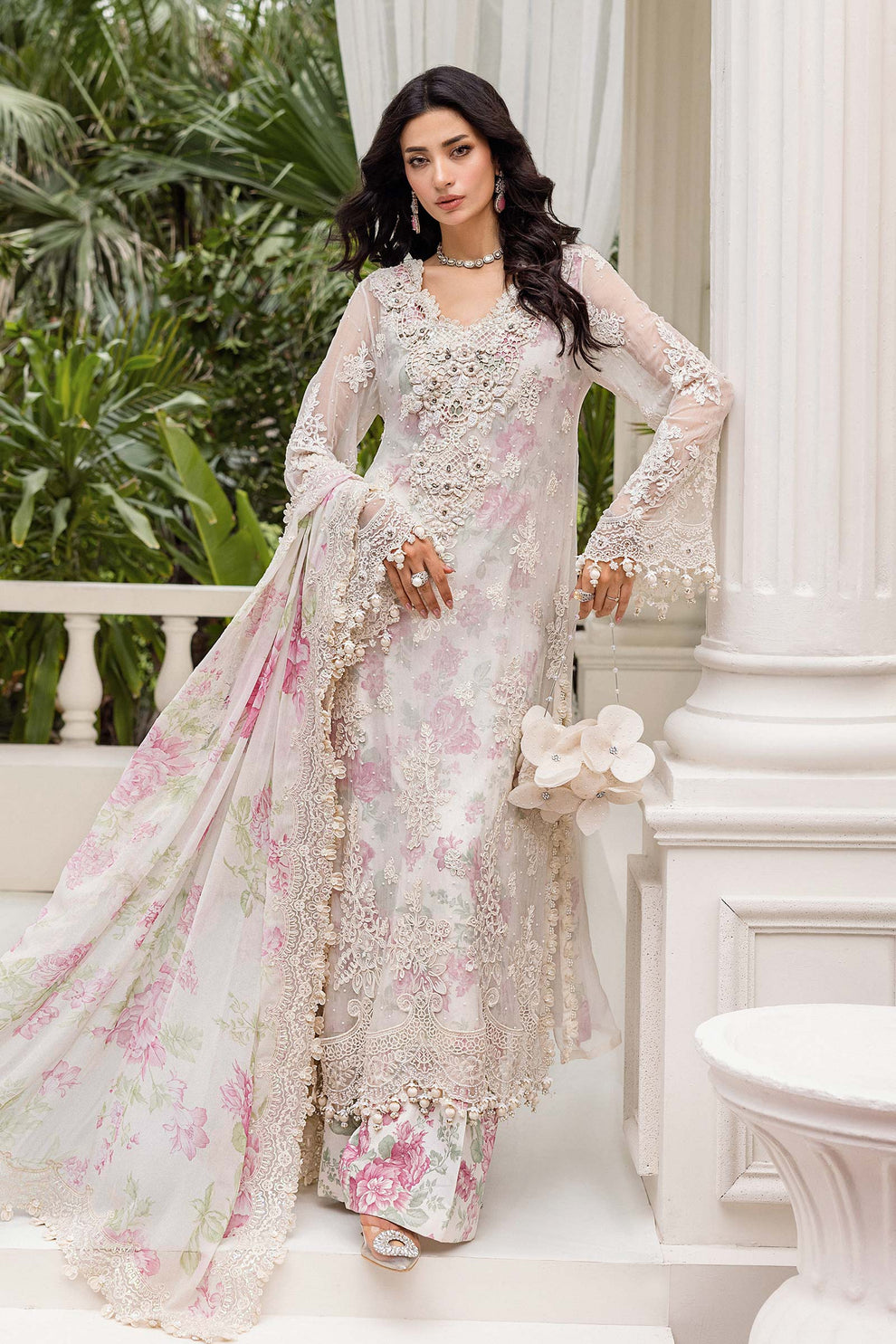 D1 - Embroidered Chiffon - 2025 – Nimz Collection